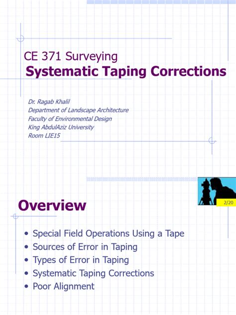 Ce371 Survey07 Measurements Errors Pdf Surveying Youngs Modulus