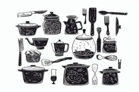 흰색 배경 벡터 만화 그림에 집에서 만든 음식 격리와 포장 밀폐 환경 친화적인 유리 용기 재사용 가능한 도시락 프리미엄 벡터