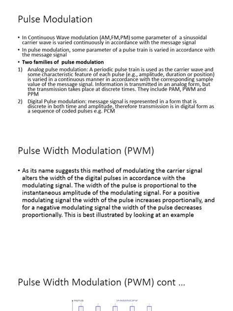 Lesson 7 Pulse Modulation Pdf Analog To Digital Converter Sampling Signal Processing