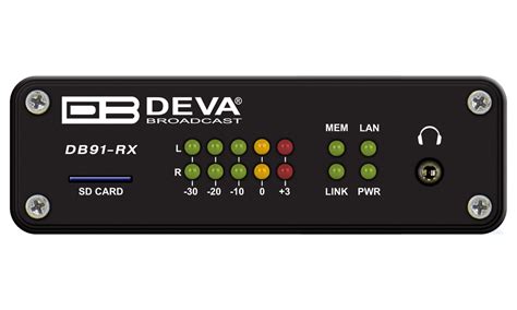 DEVA Broadcast DB91 RX IP Audio Decoder Broadcast Partners
