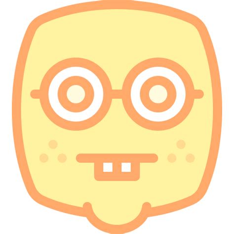 Nerd Detailed Color Lineal Color Icon Nerd Detailed Color Lineal Color Icon