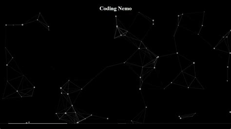 How To Use Particles Js In Your Website Youtube