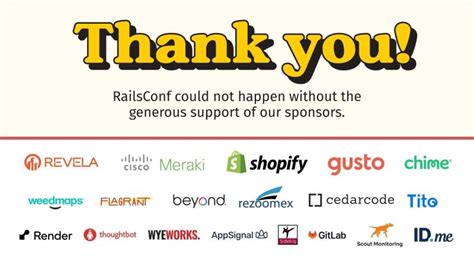 Railsconf2024 Detroitorbust Railsconf Sponsors Thankyou Ruby Central Inc