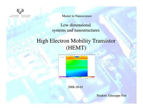 High Electron Mobility Transistor Pdf