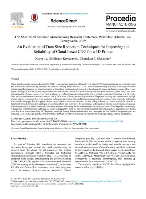 Pdf An Evaluation Of Data Size Reduction Techniques For Improving The Reliability Of Cloud