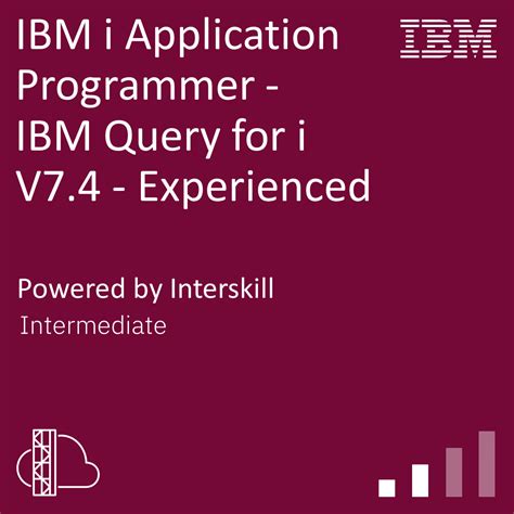 Interskill IBM I Application Programmer IBM Query For I V Experienced Credly