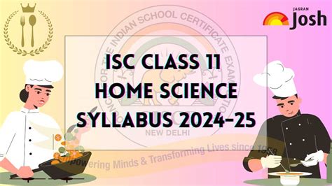 Isc Class 11th Home Science Syllabus 2024 25 Download Class 11 Home Science Syllabus Download Pdf