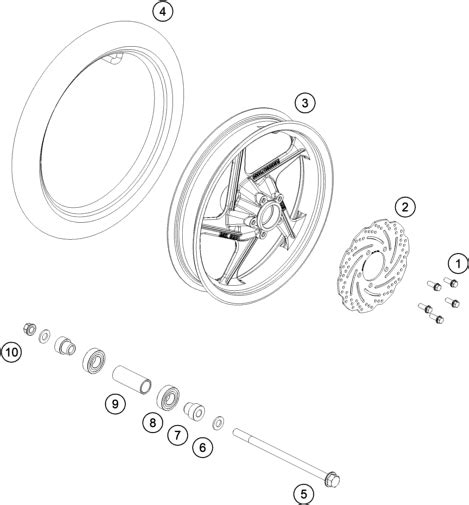 Bunbury Ktm Mc E 2 2025 Front Wheel