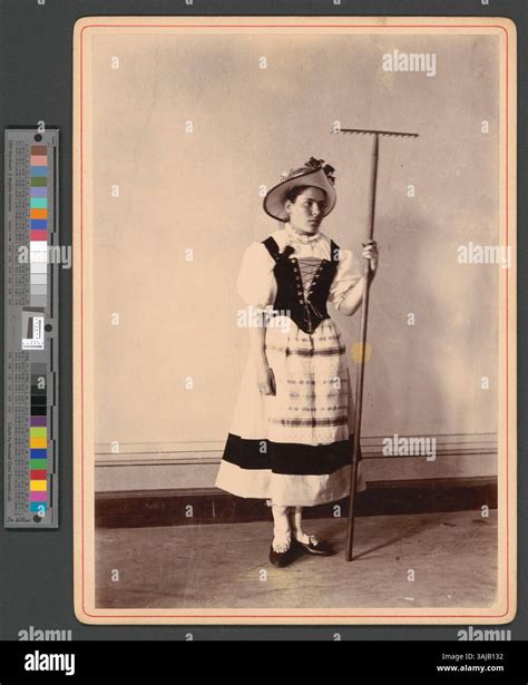 Photograph Of Agnes Breitinger Daughter Of Photographer Robert Breitinger Dressed In