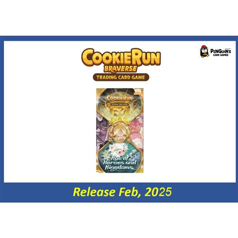 พร้อมส่ง Cookie Run Tcg Cookie Run Braverse Booster Box Age Of