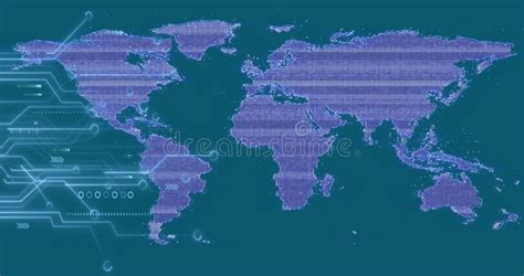 Animation Of Network Of Connections Over World Map Stock Footage Video Of Innovation