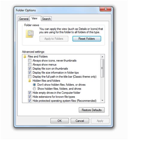 Issue With Folder View Options In Windows Techyv Com