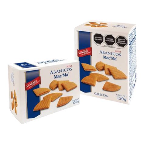 Macma Galletas Mini Abanicos Paquete Con 150g Dulcerías Y Reposterías
