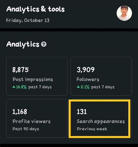 Aayush Thakkar On Linkedin I Got Searched For 130 Times In Last 7 Days😱 Well You Can Also