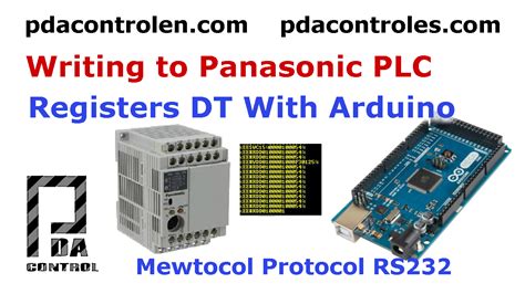 Arduino Writing Mewtocol Protocol From PLCS Panasonic PDAControl