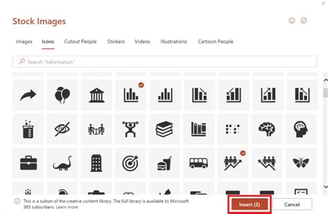How To Insert And Modify Icons In Powerpoint Vegaslide