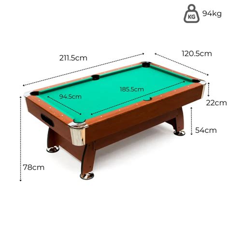 Mesa De Billar Semi Profesional Cortés 7 Pies Devessport