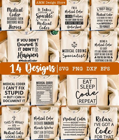 Medical Coder Svg Medical Coder Bundle Svg 14 Design Medical Coder