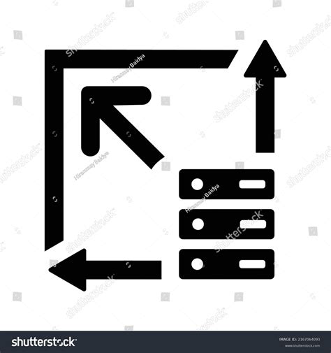 Flexibility Scalability Icon Black Vector Graphics Stock Vector Royalty Free 2167064093