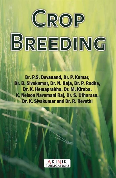 Crop Breeding Akinik Publications