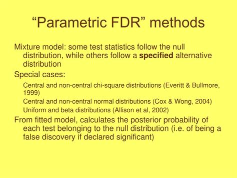 Ppt Multiple Testing Permutation False Discovery Powerpoint