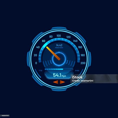 속도계 미래 지향적 인 자동차 속도 측정기 게이지 다이얼 속도계에 대한 스톡 벡터 아트 및 기타 이미지 속도계 스포츠