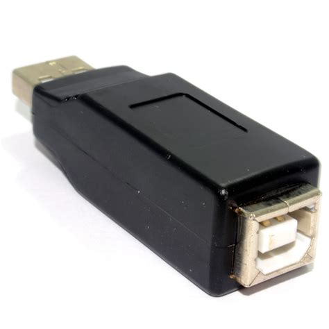 Kenable USB Converter Printer Socket To Standard A Male USB Plug Ad