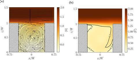 Spatial Structure Of The Mean Flow In The X Z Plane A Streamwise