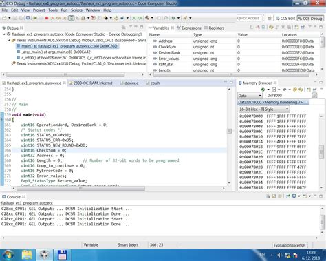 Tms320f280049 User Configurable Dcsm Otp Bank01 Locations Value For Blank Device C2000