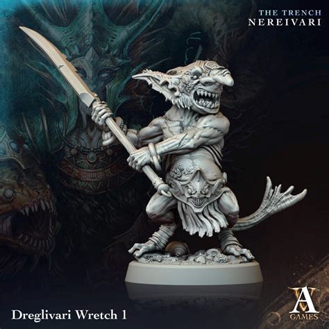 Dreglivari Wretch Miniatures By Archvillain Miniatures The Trench