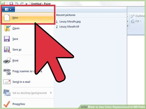 How To Use Color Replacement In MS Paint Steps With Pictures