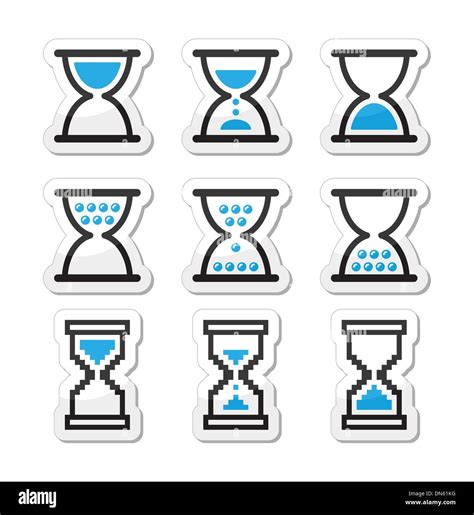 Hourglass Cursor Stock Vector Images Alamy