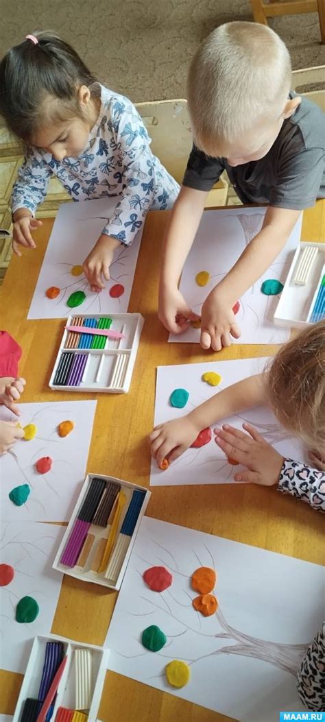 Конспект НОД по лепке в средней группе «Осеннее дерево 4 фото Воспитателям детских садов