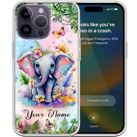 Casezily Personalized Phone Case Elephants Cute Animal