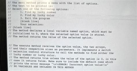 Solved If Method Prototypen Int Menu Bool Executeint