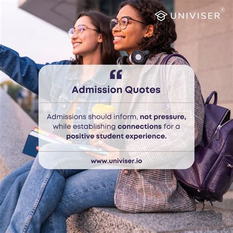 Admissions Should Be An Informative Process Not One Designed To Push… Univiser