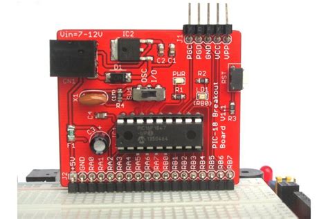 Breakout Board For Pic16f628a Pic16f1847 By Embedded Lab On Tindie Breakout Board
