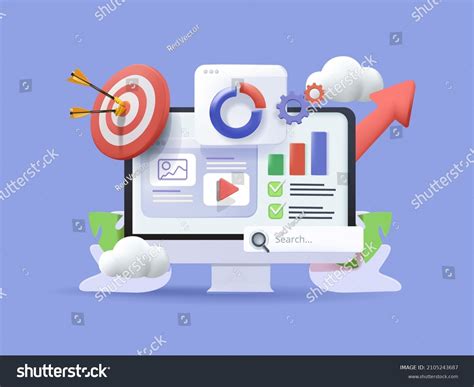 Seo Optimization Web Analytics Seo Marketing Stock Vector Royalty Free 2105243687 Shutterstock