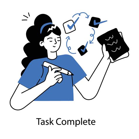 Trendy Task Complete 45884214 Vector Art At Vecteezy