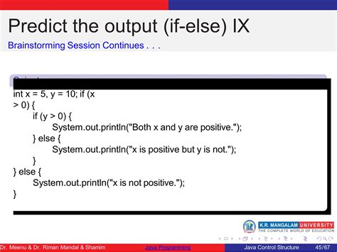 Java Control Structure Session 1 Complete 1pptx
