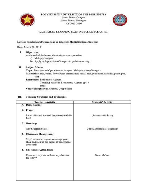 Multiplication Of Integers Pdf Multiplication Integer