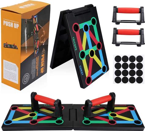 Push Up Board System 12 In 1 Body Building Exercise Tools Workout Push Up Stands Portable