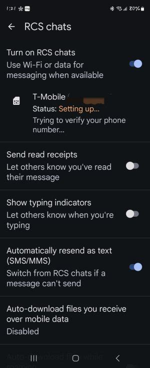 Rcs Not Working Android Central