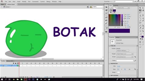 Tutorial Animasi Karakter Simple Adobe Flash Cs6 Youtube