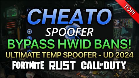 HWID Spoofer Tutorial With Cheato Spoofer ONE CLICK UNBANS IN YouTube