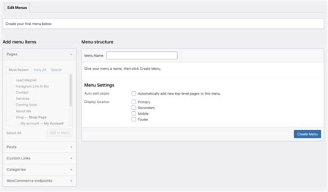 How To Add A Navigation Menu In WordPress SheShoppes