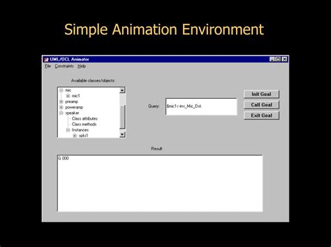 Ppt Constraint Animation Using An Object Oriented Declarative
