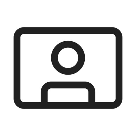 Ic Fluent Video Person Regular Icon Free Download