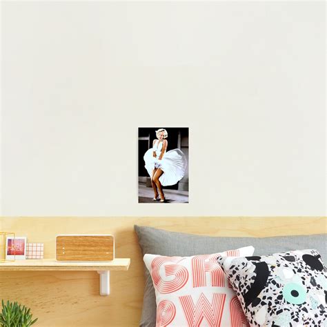 MARILYN MONROE Scene Of Her Skirt Blowing Up Print Poster For Sale By Posterbobs Redbubble