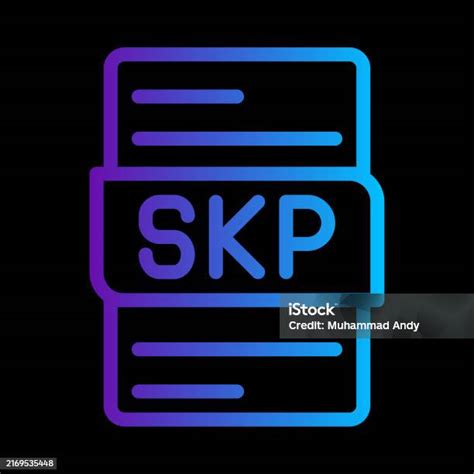 Skp Document Gradient Icon Files Type Format Extension Symbol Icons Can Be Used For Website Ui